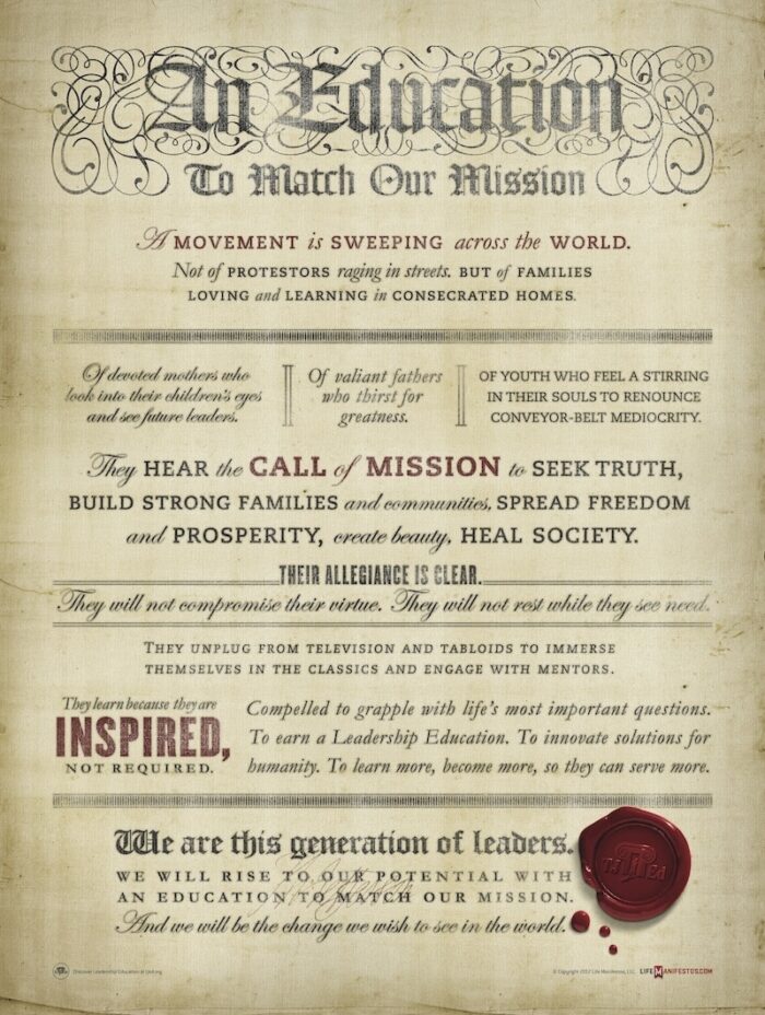 Leadership Education Manifesto - TJED.org