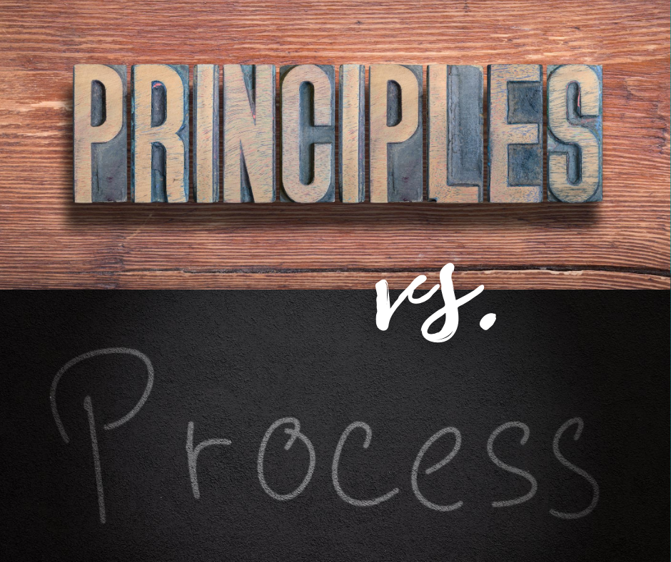 Principles vs. Process & The 3 Fundamental Actions - TJED.org